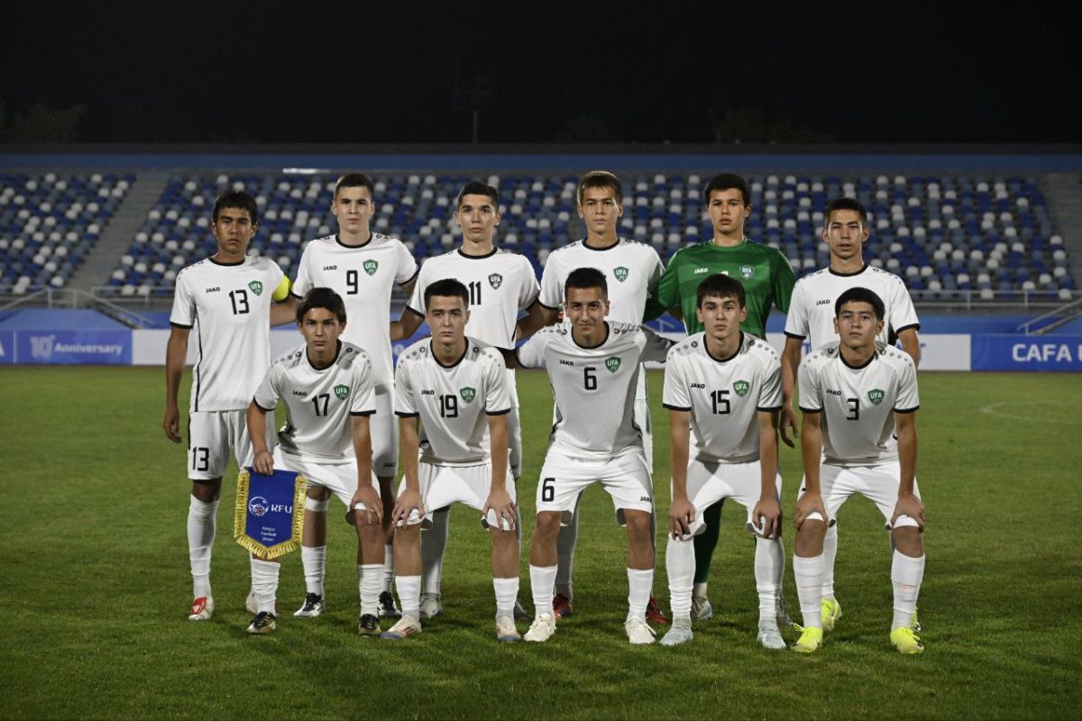 CAFA U-17 Championship 2025. O'zbekiston bir kishi kam bo'lib Qirg'iz Respublikasini yirik ...